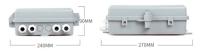 China ABS Outdoor Fiber Optic Distribution Box 270x240x90 for sale
