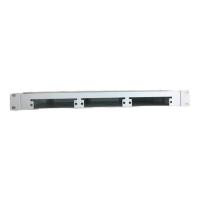 China SPCC 19 Inch 1U Fiber Patch Panel Indoor Distribution Box 482x200x44mm for sale
