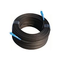 China Outdoor Single Mode Fiber Jumper 0.2dB Insertion Loss 7.5mm Bend Radius Leather Wire Terminal for sale