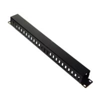 China 19 Inch Cable Management Rack Fiber Optic Adapter Panel for sale