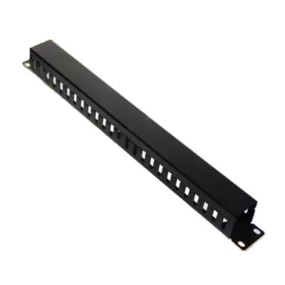 China 19 Inch Cable Management Rack Fiber Optic Adapter Panel for sale