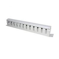 China White Fiber Optic Adapter Panel 12 Port Wire Rack Cold Rolled Steel for sale