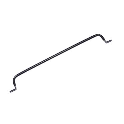 China 45 Carbon Steel Fiber Optic Cabinet Tie Rod 19 Inch 1U Black for sale