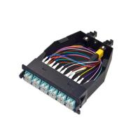 China MPO Pre Terminated Fiber Optic Patch Panel Module 12 Core 24 Core LC Adapter for sale