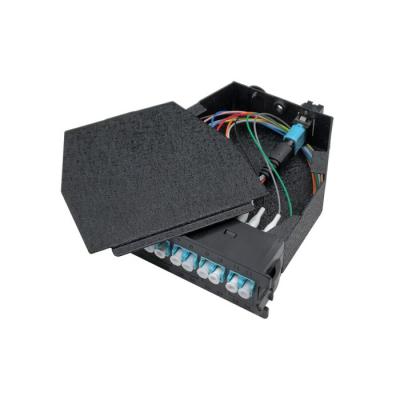 China 12 Core MPO LC Optical Fiber Module Box 40g-100g Single Mode / Multimode for sale