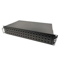 China Integrated Sheet Metal Fiber Patch Panel 2U Chassis 19 Inch Rack Mount Enclosure for sale