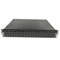 China Integrated Sheet Metal Fiber Patch Panel 2U Chassis 19 Inch Rack Mount Enclosure for sale