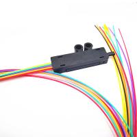 China Optical Fiber Fan Out Kit 12 Color 900um Loose Tube 1m Length for sale
