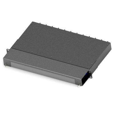 China MPO / LC 96 Cores Optical Terminal Box Transceiver Video Switch Rack for sale