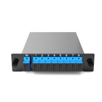 China LGX Cassette 1x8 PLC Fiber Splitter SC / APC Single Mode Prefabricated Boxes for sale