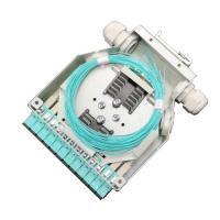 China C45 DIN Rail Fiber Optic Terminal Box 12 Port SC MPO Prefabricated Cabinet for sale
