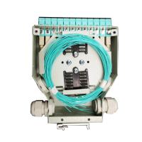 China C45 DIN Rail Fiber Optic Terminal Box 12 Port SC MPO Prefabricated Cabinet for sale