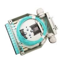 China C45 DIN Rail Fiber Optic Terminal Box 12 Port SC MPO Prefabricated Cabinet for sale