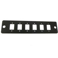China Multimode 6 Port Fiber Patch Panel Panel 12 Fiber LC Fiber Optic Adapter Panel for sale