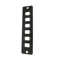 China Multimode 6 Port Fiber Patch Panel Panel 12 Fiber LC Fiber Optic Adapter Panel for sale