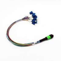 China 12 Core Fiber Connector MPO MTP Cable OM2 For Optical Cassette for sale