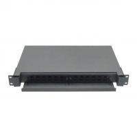 China GaPho Multipurpose 24 Port LC Patch Panel Enclosure Cold Rolled Steel for sale
