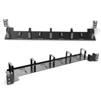 China 45x483x110mm 1U Cable Management Panel With Metal Rings Network Tray for sale
