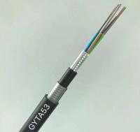 China GYTA53 Armored Fiber Optic Cable 12 48 Core Outdoor Direct Buried Duct Aerial Rodent Resistant for sale