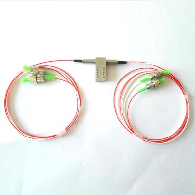 China 2x2 Optical Bypass Switch for Metropolitan Area Network Configurable OADM 1310nm 1550nm for sale