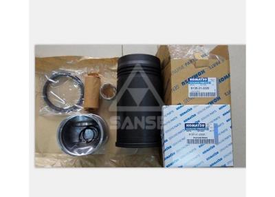 China 6D105 Engine Cylinder Sleeves 6135-21-2220 Engine Rebuild Kit , Excavator Engine Parts for sale