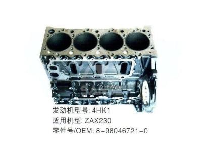 China Excavator ZAX230 Diesel Cylinder Block 8-98046721-0 ,ISUZU Engine Parts for sale