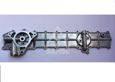 China ME034573 Oil Cooler Cover 6D14 / 6D15 / 6D16 Excavator Engine Parts for sale