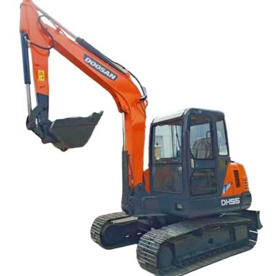 China Doosan DH 55 5 Ton Smail Send Hand Excavator from Korea 2020 Model with 2001 Working Hours for sale