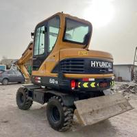 China 2019 Hyundai 60W-9 Used Wheeled Excavator with YANMAR Engine and Cheaper Cost in Korea for sale