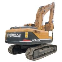 China Used Hyundai 220 Excavator with Original Hydraulic Valve in Excellent Health Condition for sale