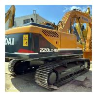 China Original Korea Hyundai 220-9s Excavator 22 Ton Crawler for Health Condition in Shanghai for sale