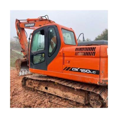 China 2020 Doosan DX150LC Excavator with 15 Ton Capacity and DB 58 T Engine Type from Korea for sale
