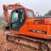 China 2020 Doosan DX150LC Excavator with 15 Ton Capacity and DB 58 T Engine Type from Korea for sale