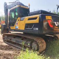 China Volvo EC210D Excavator 2019 Year Model with D5E Engine and ORIGINAL Hydraulic Cylinder for sale