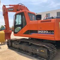 China Doosan DH220-7 Backhoe Excavator Used by Skilled Drivers for Engineering Projects for sale