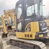 China Original Japan Komatsu Used 55MR Small Excavator PC55MR-2 Compact Mini Excavator for sale