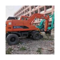 China DOOSAN150W DH150W DH150W-7 Wheel Excavator / Used DOOSAN DH 150 150W-7 KOREA Engine for sale