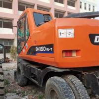 China DOOSAN150W DH150W DH150W-7 Wheel Excavator / Used DOOSAN DH 150 150W-7 KOREA Engine for sale