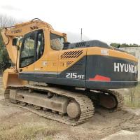 China Made in Korea second hand used Hyundai 215-9T excavator 21 ton for sale for sale