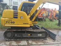 China Japan Manufactured 6 Ton Used Komatsu PC60 Excavator with Original Hydraulic Cylinder for sale