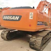 China Good Condition 22 Ton Doosan DH220 Excavator in Korea Original Engine and Hydraulic Valve for sale