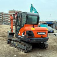 China Korea Original Doosan DX60 Mini 6 Ton Used Excavator with 0.21 m3 Bucket Capacity 2019 for sale
