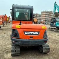 China Korea Original Doosan DX60 Mini 6 Ton Used Excavator with 0.21 m3 Bucket Capacity 2019 for sale