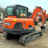 China Korea Original Doosan DX60 Mini 6 Ton Used Excavator with 0.21 m3 Bucket Capacity 2019 for sale