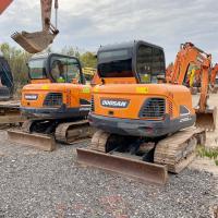 China Korea Original Earth-Moving Machinery 6 Ton Excavator Mini Digger for Shanghai Market for sale