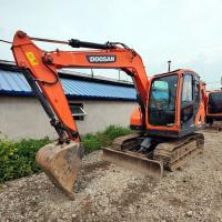 China Korea Mini Used Doosan DX75 7.5 Excavator with Original Hydraulic Valve in Shanghai for sale
