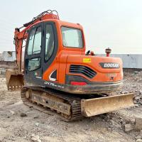 China Original Paint 7 Ton Earth-moving Machinery for Doosan DX75 Excavator in Shanghai for sale