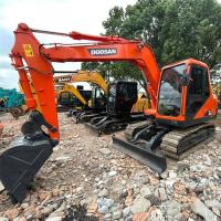 China 2019 Doosan80 Korea Original 8 Ton Crawler Excavator with Powerful Hydraulic Cylinder for sale