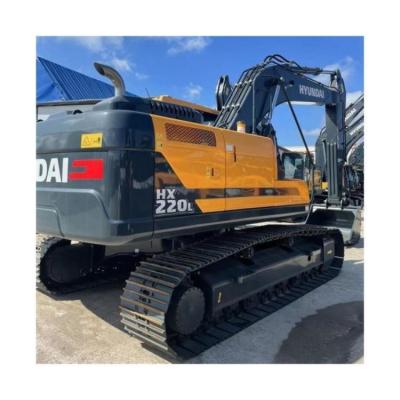 China Used Hyundai HX220S HX220L 22T Crawler Excavator in Shanghai Moving Type Crawler Chain for sale