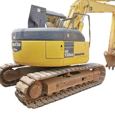 China Good Health Made in Japan Original Color 13 Ton Rubber Track Komatsu 138 Used Excavator for sale